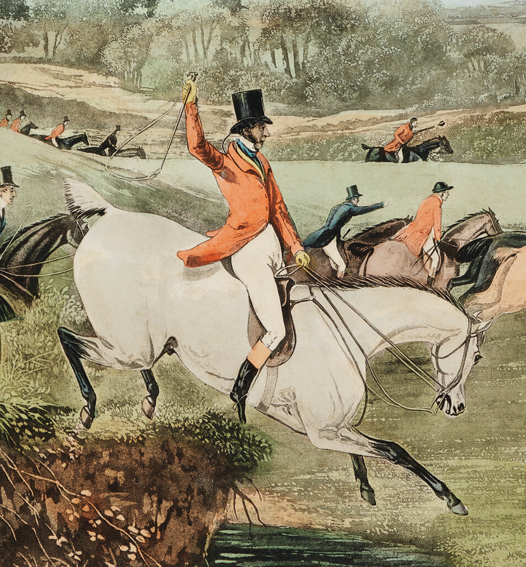 Tally Ho Vintage Fox Hunting Print #4 – Hunt Country Home
